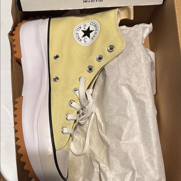 Converse | Shoes | Converse Yellow Platform Sneakers | Poshmark